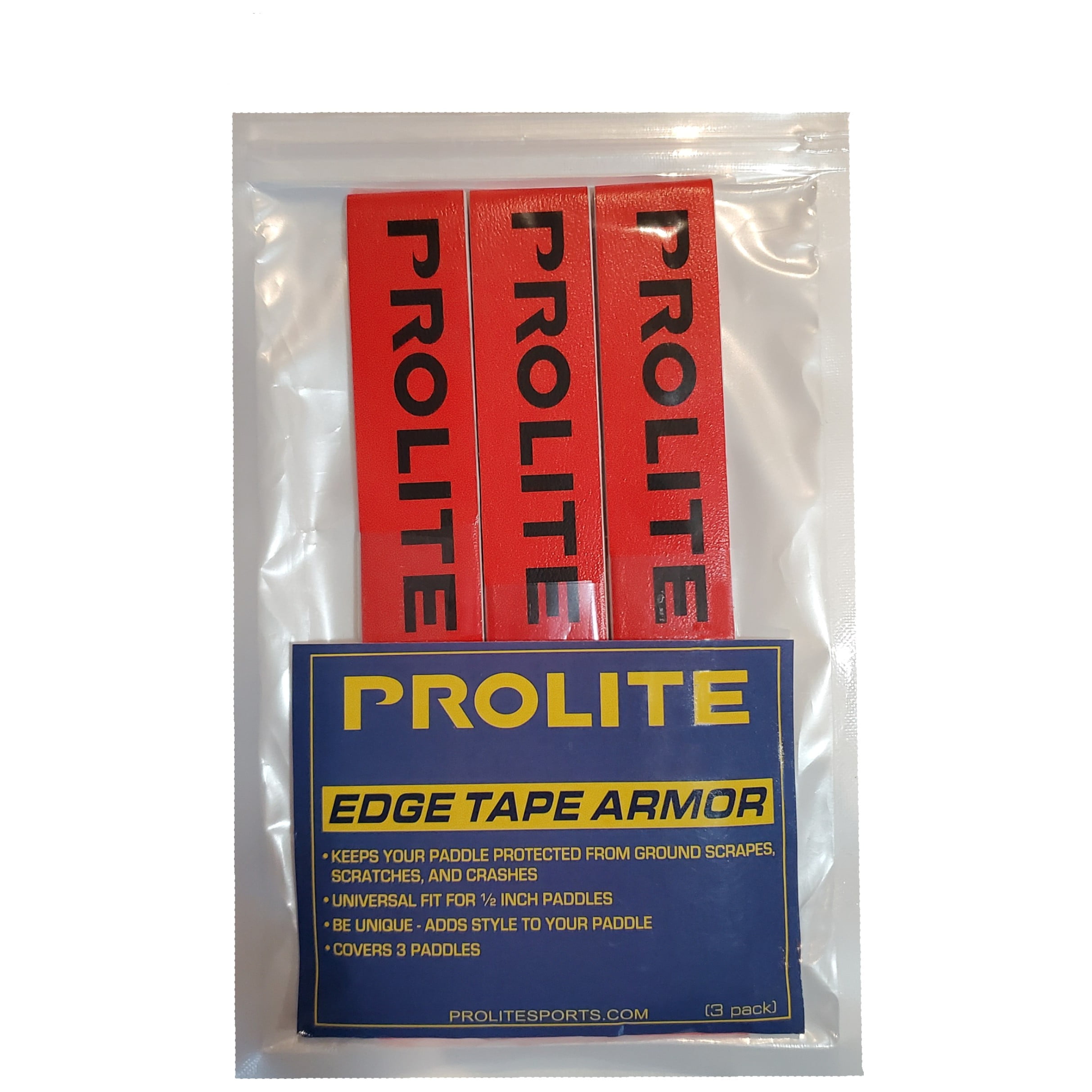 PROLITE Pickleball Paddle - Edge Tape Armor - 3 Pack - Red - Walmart.com