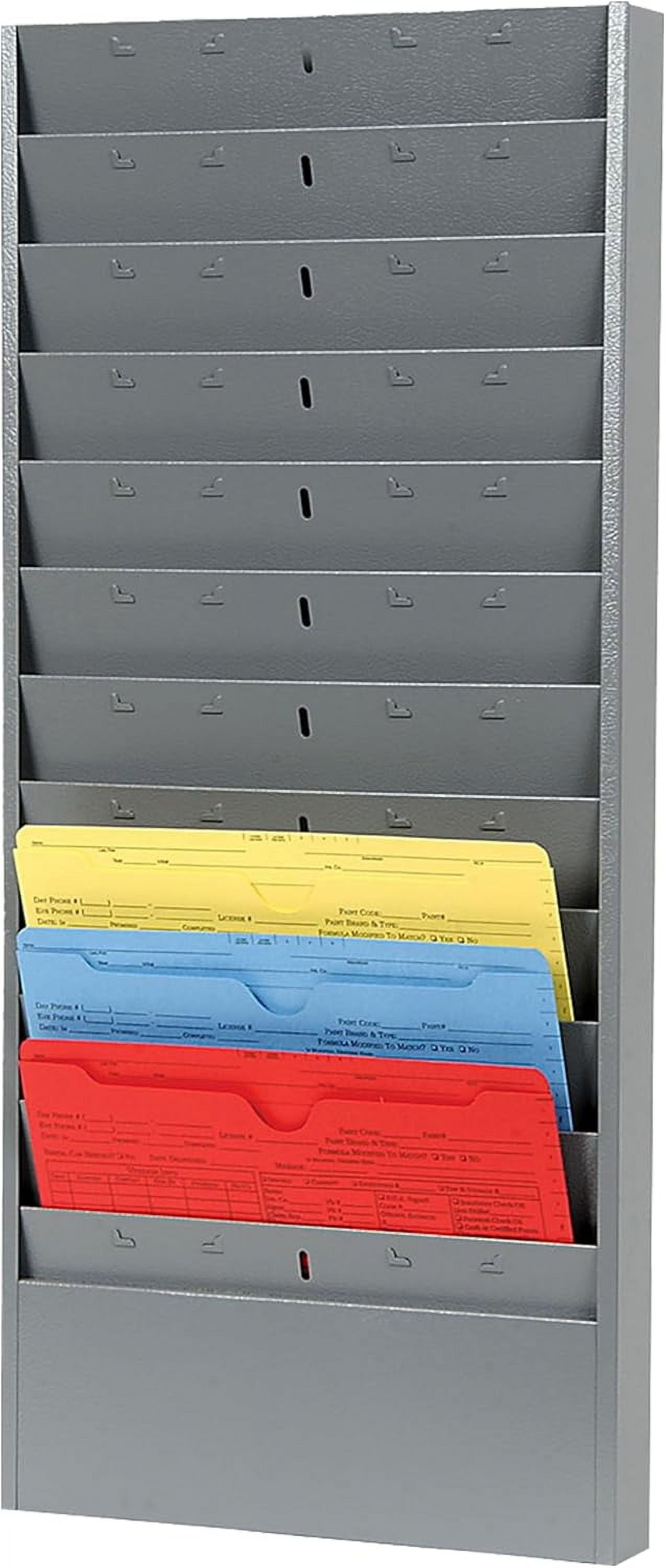 PROLific Automotive Products CHAMP Repair Order Rack, 12-Pocket Wall ...