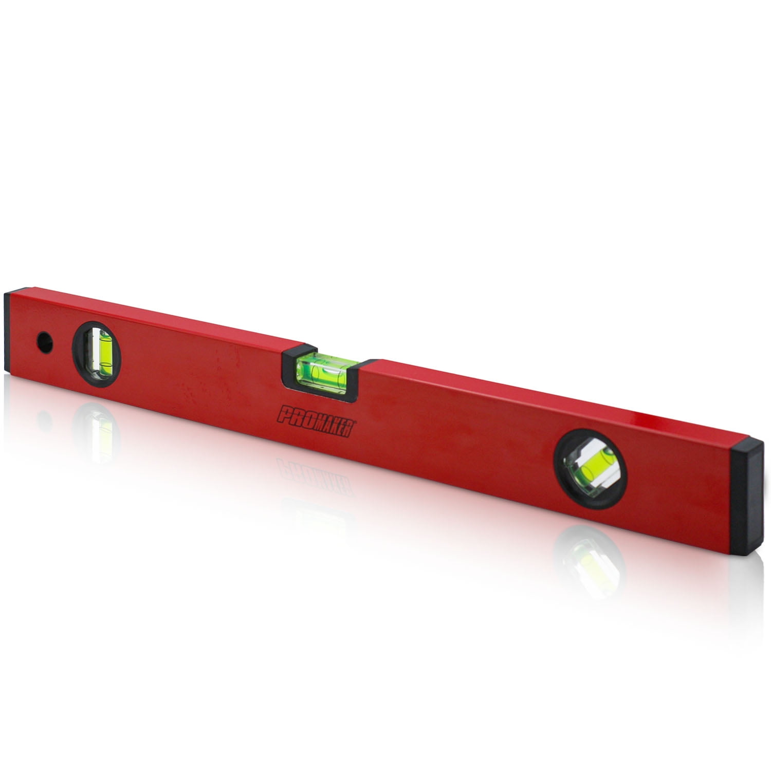 PROMAKER 18 inch Magnetic Level Tool, 180° 90° 45° Bubbles, Shock ...