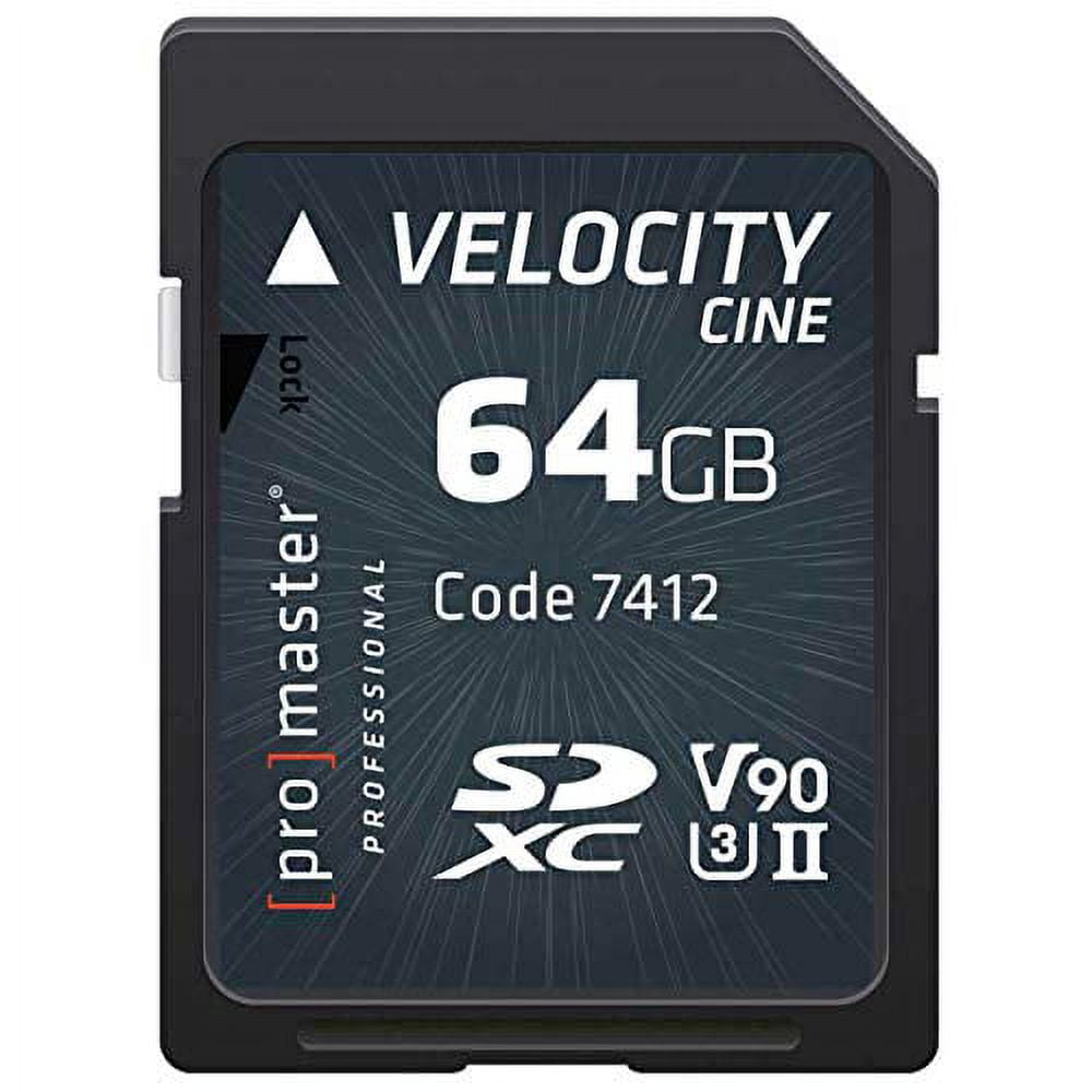 PROMASTER SDXC 64GB VELOCITY CINE - Walmart.com