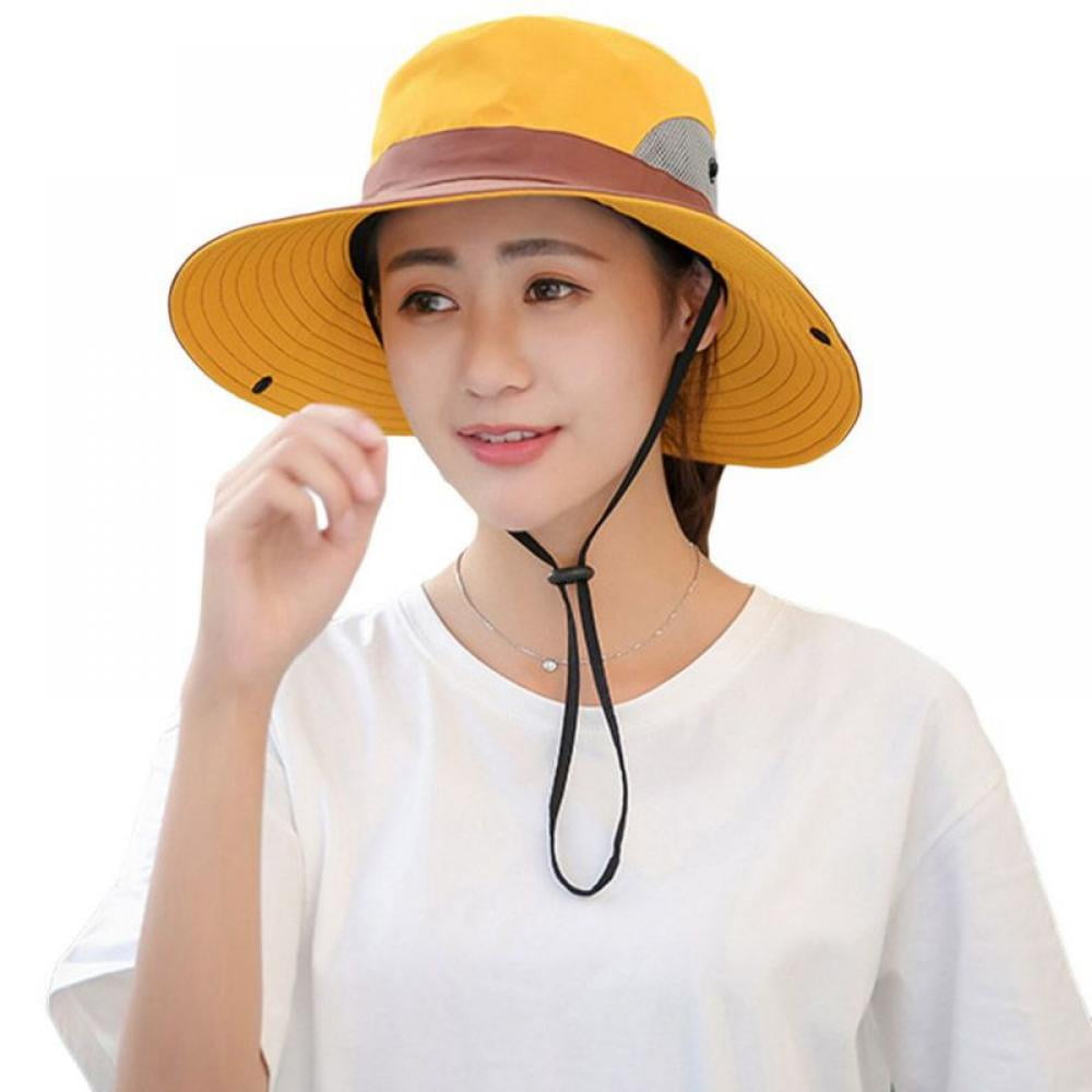 PROMATION Waterproof UPF 50+ Sun Hat Bucket Summer Men Women Fishing ...