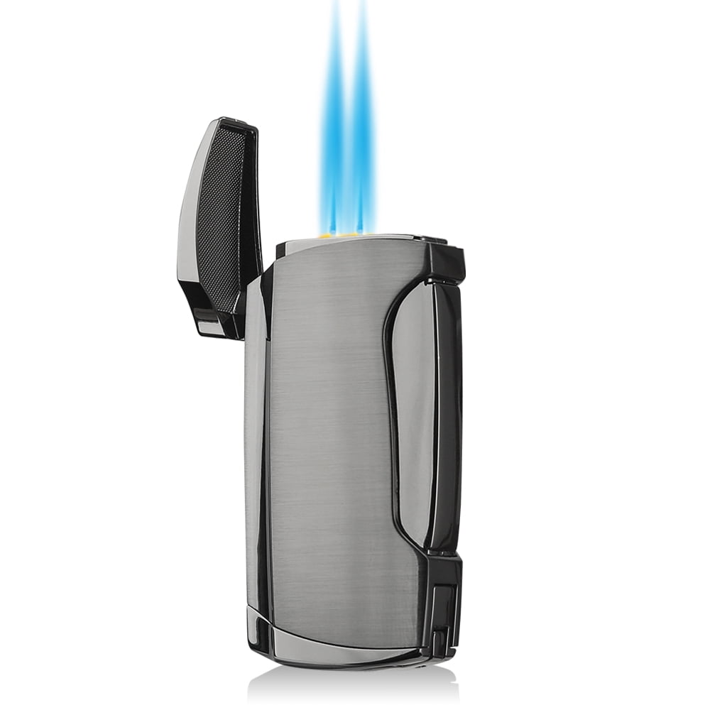 PROMISE Double Flame Torch Cigar Lighter Cigar Puncher Giftsets shipped ...