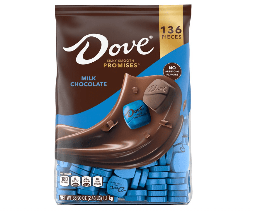 PROMISES Milk Chocolate Candy Individually Wrapped Bulk Pack 136 Piece ...