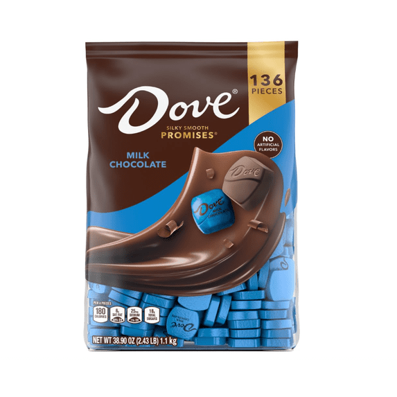 PROMISES Milk Chocolate Candy Individually Wrapped Bulk Pack 136 Piece ...
