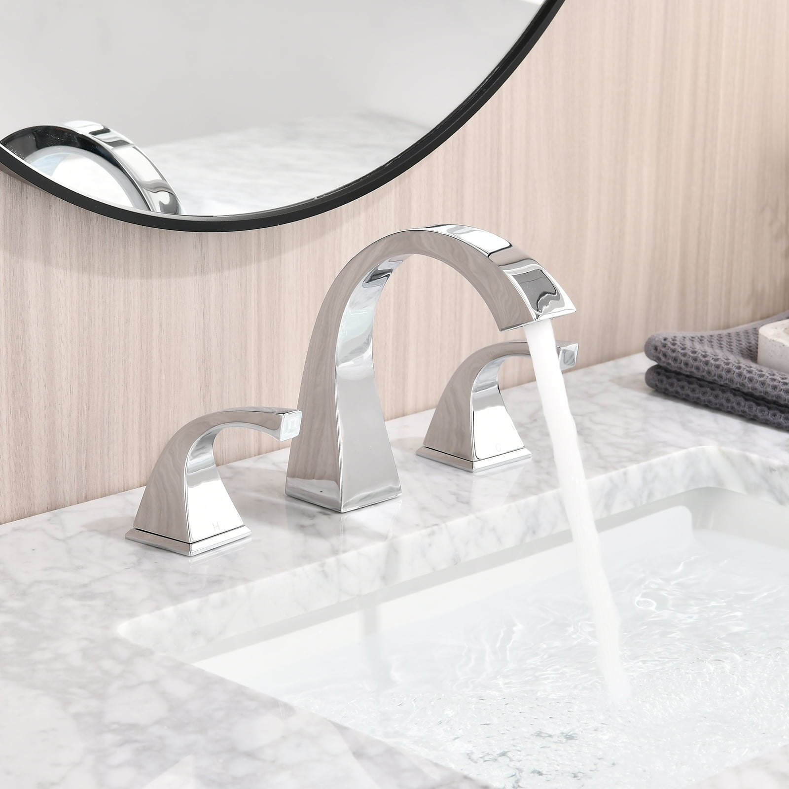 PROOX 2-Handles Bathroom Faucet With Drain Assembly - Walmart.com