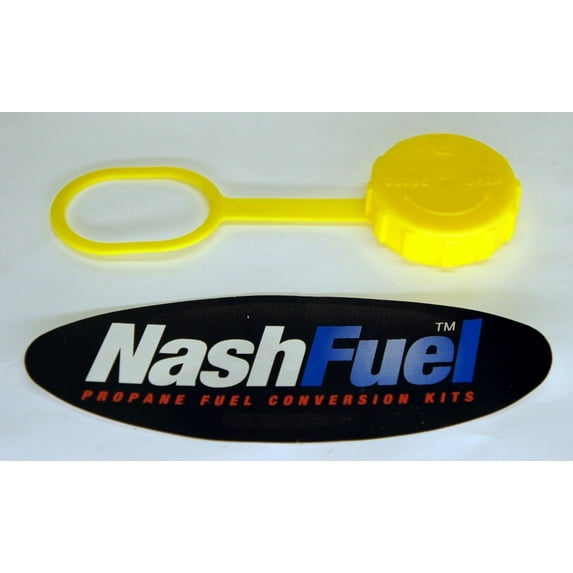 PROPANE TANK 1-3/4" ACME FILL VALVE CAP PLASTIC TETHER FORKLIFT ...