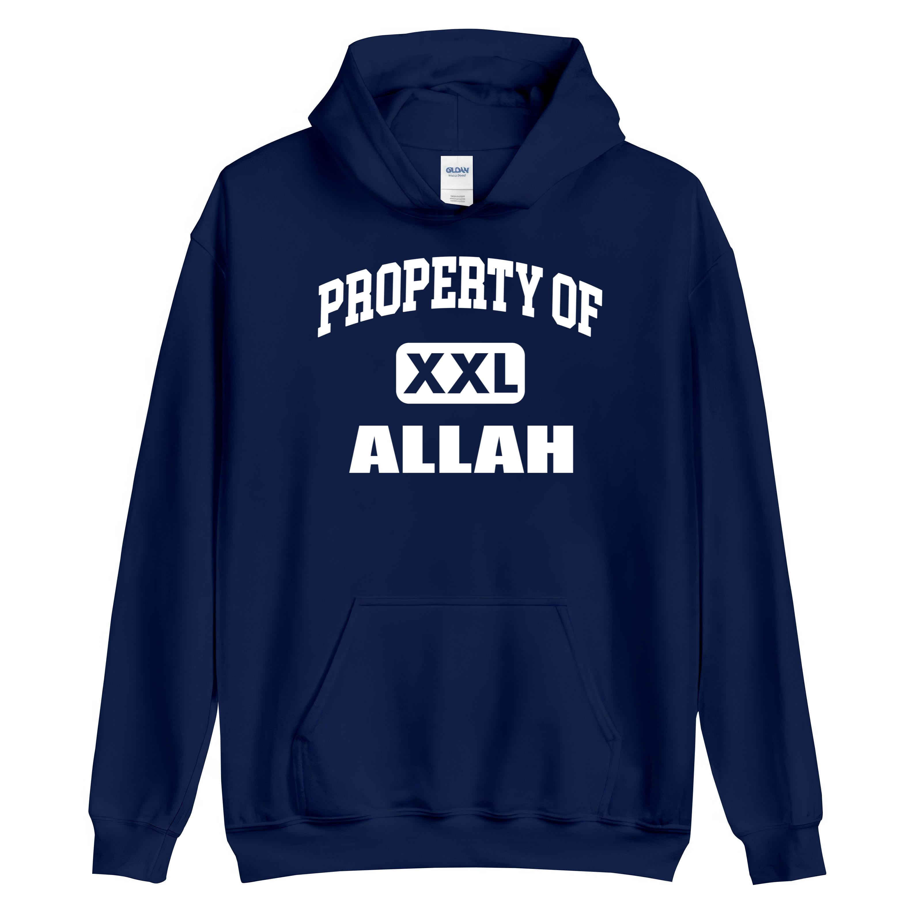 PROPERTY OF ALLAH T Shirt For Muslims, Property Of Allah Shirt, Slogan ...
