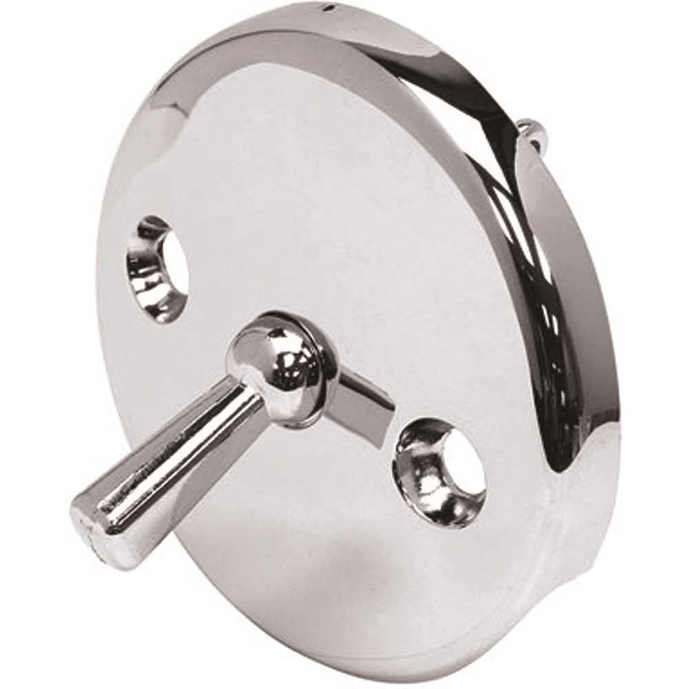 PROPLUS® ROUND OVERFLOW TRIP LEVER PLATE, CLIP TYPE, CHROME PLATED per ...