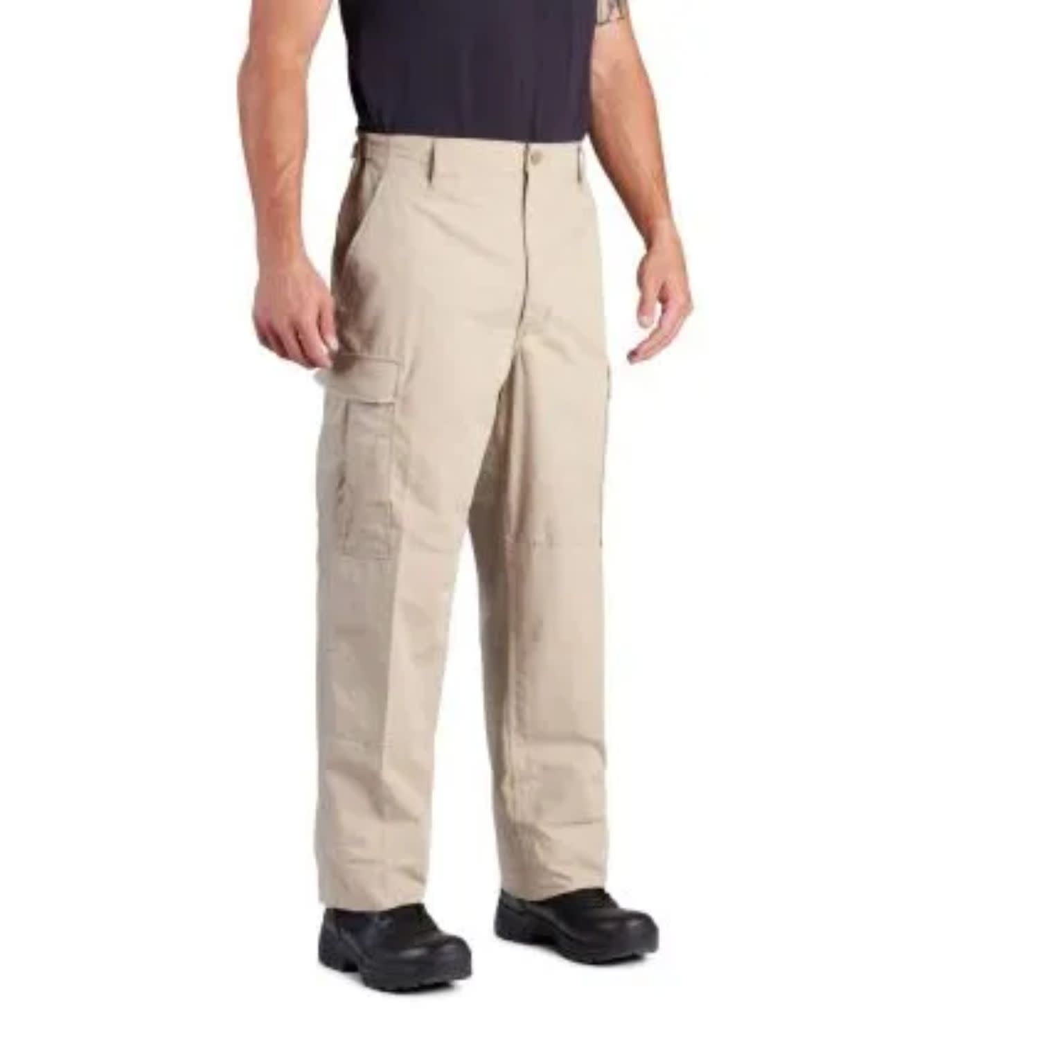 PROPPER Men's Button Fly Trouser - 65/35 Ripstop-Khaki-MR - Walmart.com