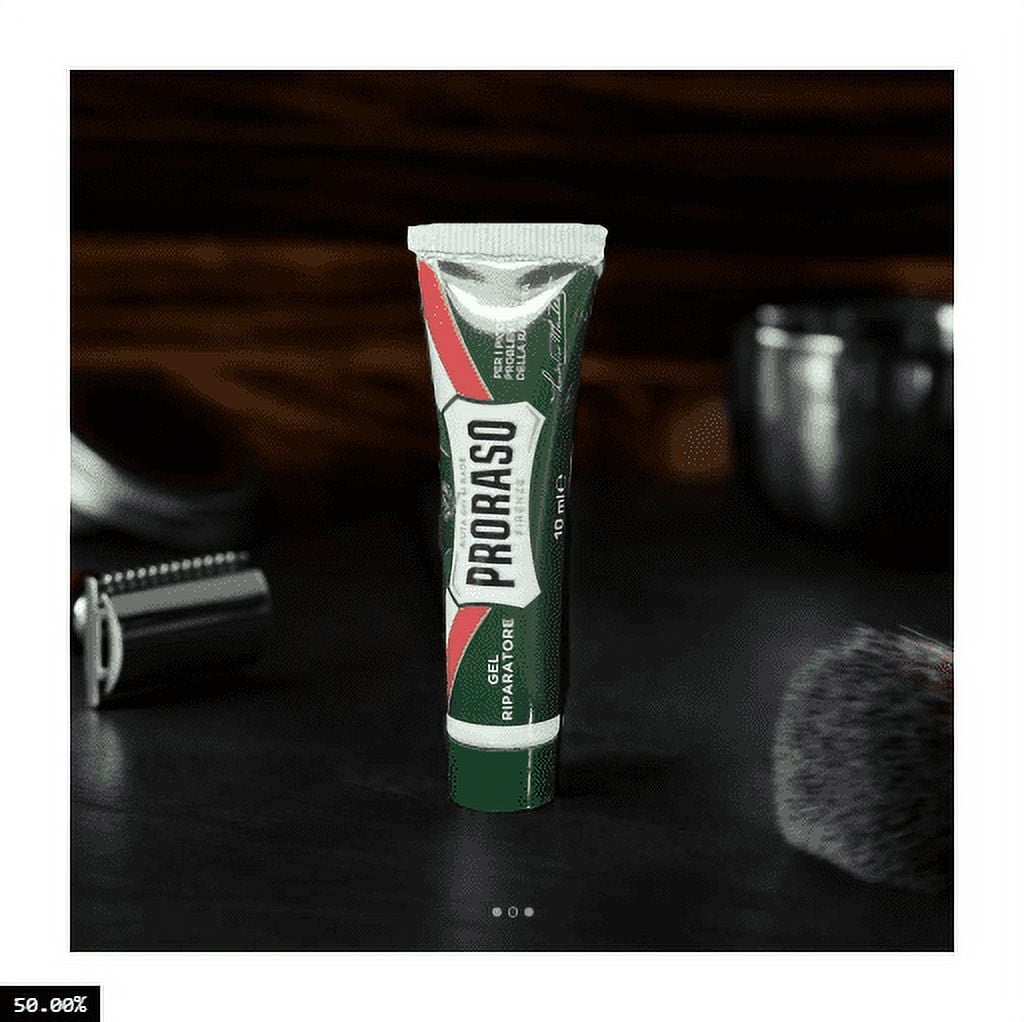 PRORASO Green Repair Gel 10ml Styptic Razor Sealing Nicks, Healing ...