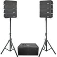 PRORECK Concert Set 6000W Stereo/Mono DJ Powered PA Speaker System ...