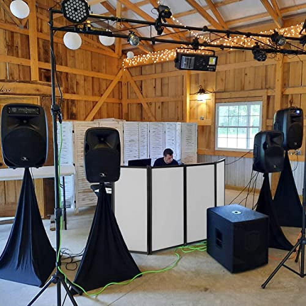 PRORECK DJ Foldable Facade Portable Event Booth Panels 4 Detachable ...
