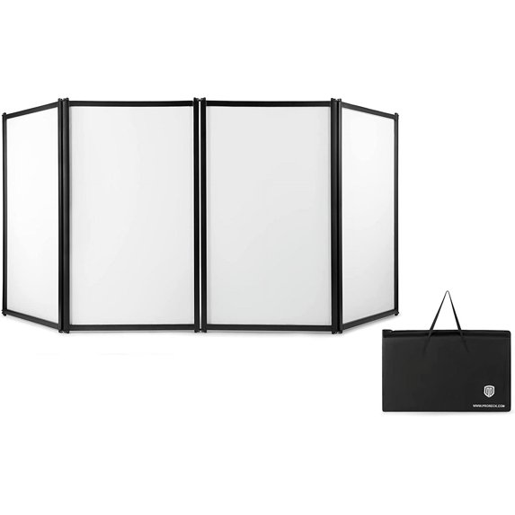 PRORECK DJ Foldable Facade Portable Event Booth Panels 4 Detachable ...