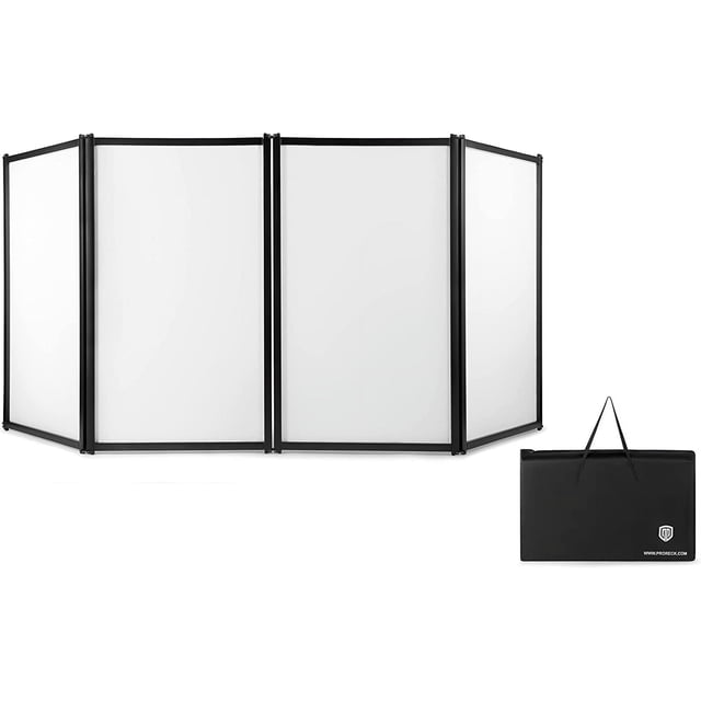 PRORECK DJ Foldable Facade Portable Event Booth Panels 4 Detachable ...