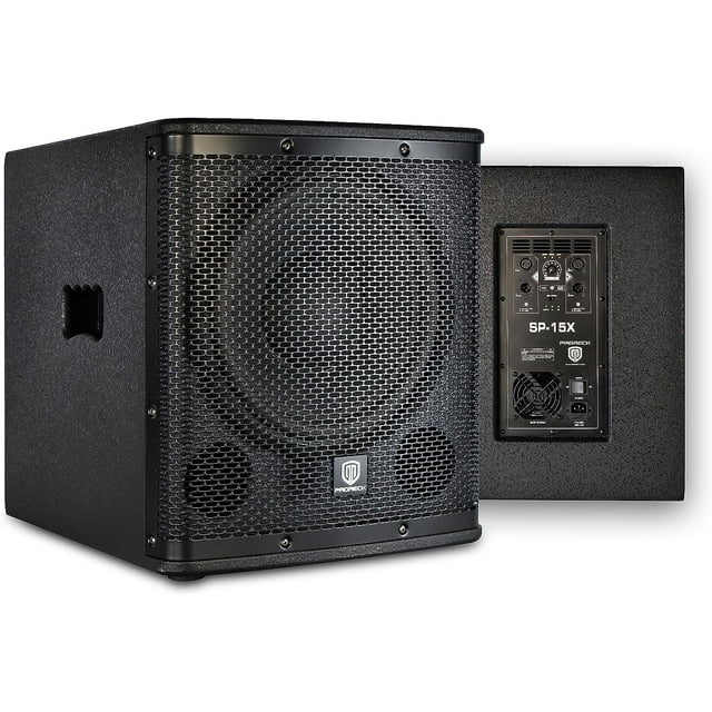Proreck SP-15X 15-Inch 2000W Active Powered PA DJ Subwoofer Cabinet ...