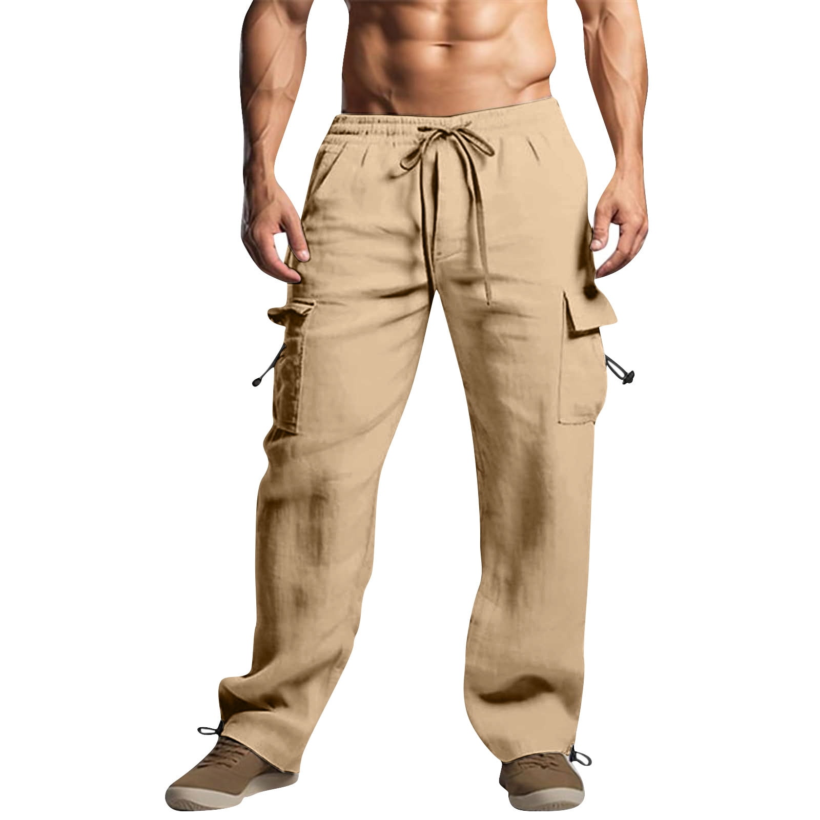 PRORMOOW Cargo Pants, Mens Workout Pants, Sweatpants Men, Mens Running ...