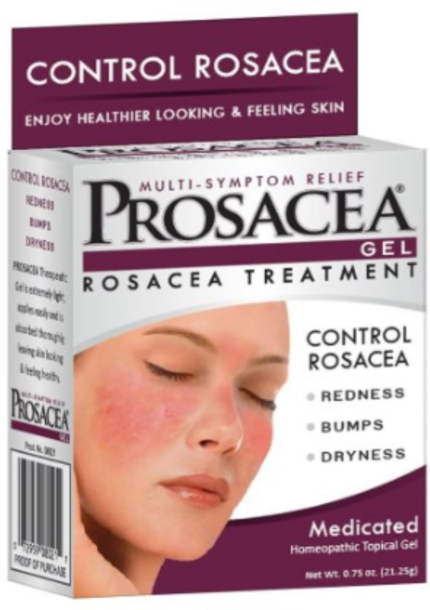 PROSACEA Rosacea Treatment Homeopathic Topical Gel, .75 oz (Pack of 4 ...