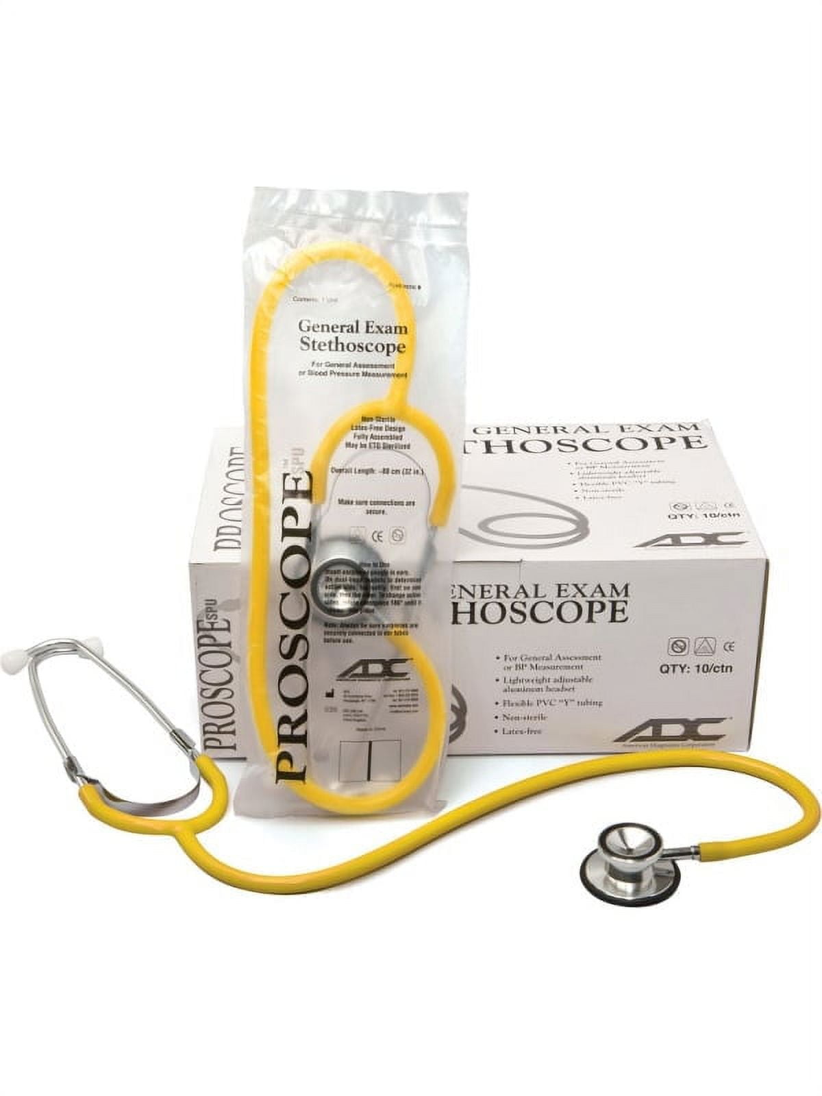 PROSCOPE SPU Dualhead Scope, 32.25", Yellow - Walmart.com