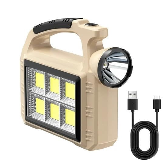 PROSFIA Beige Colour Rechargeable HighPower LED Searchlight with Strong ...