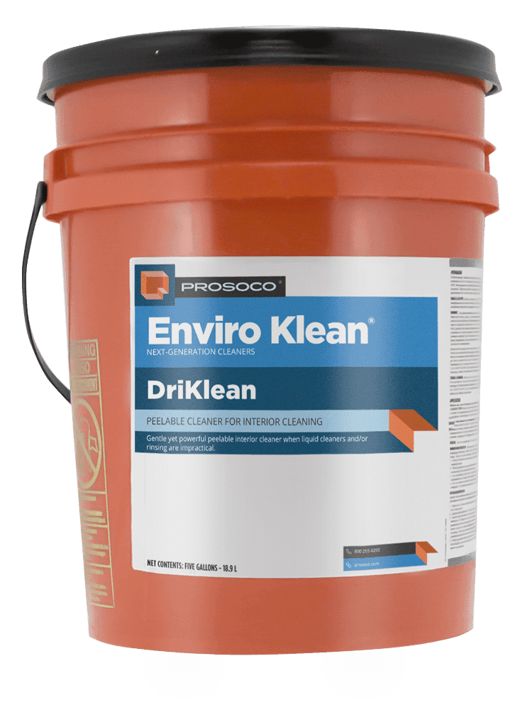 PROSOCO DriKlean | Peelable Masonry Cleaner for Interiors - Trusted by ...