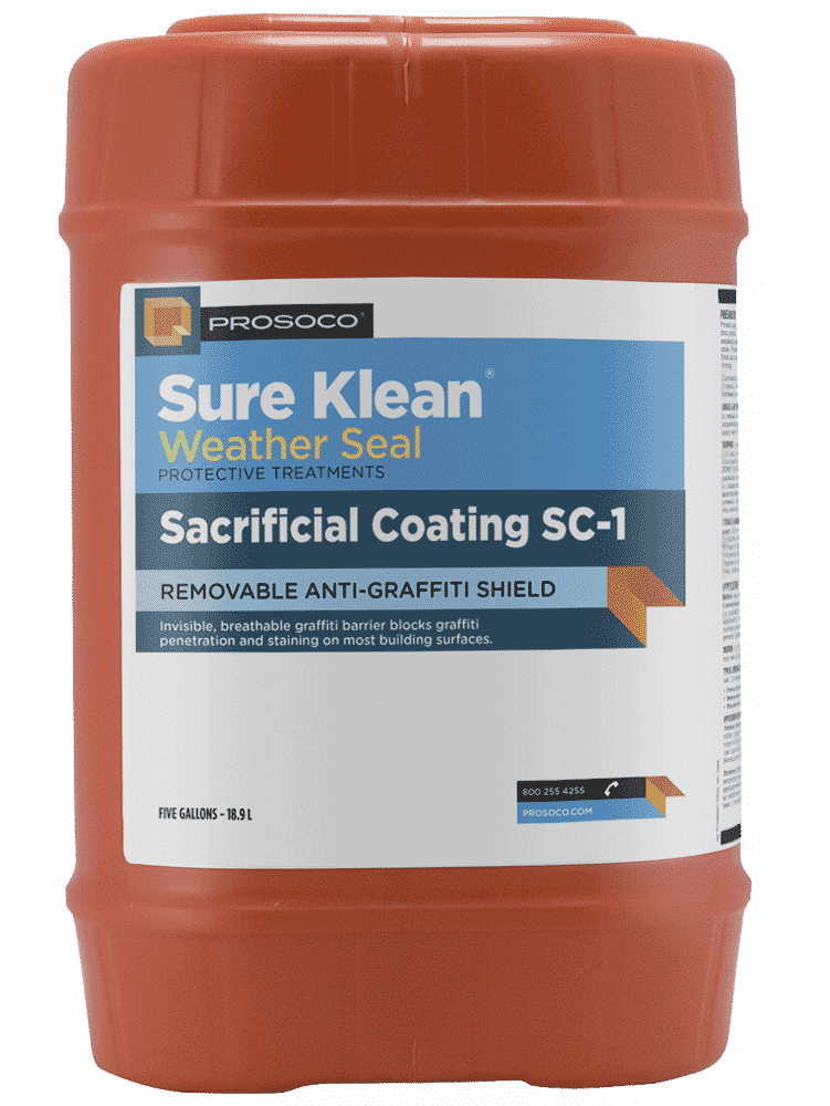 PROSOCO Sacrificial Coating SC-I | A Graffiti Barrier Preventing Spray ...