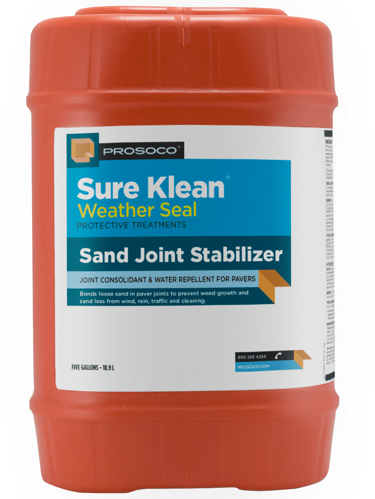 PROSOCO Sand Joint Stabilizer | Controls Erosion of Loose Sand Joints with Interlocking Concrete ...