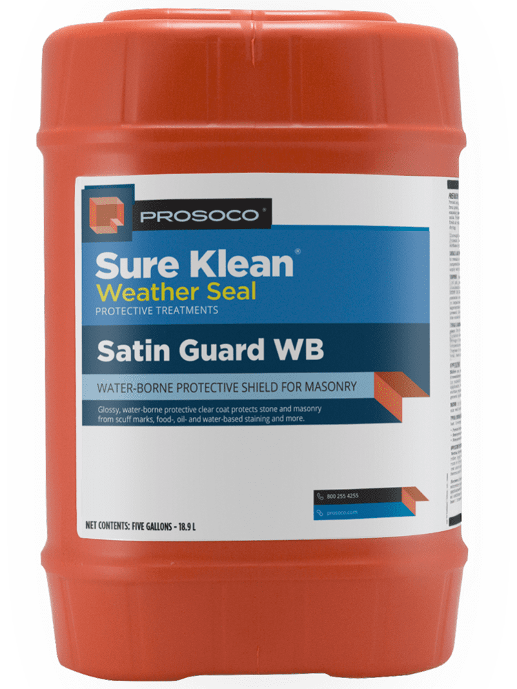 PROSOCO Satin Guard WB | Water-borne protective shield for masonry - Trusted by Professionals ...
