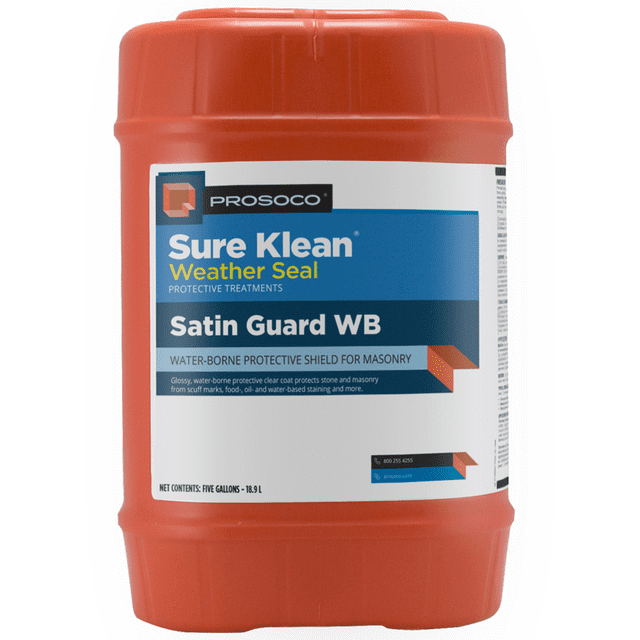 PROSOCO Satin Guard WB | Water-borne protective shield for masonry ...