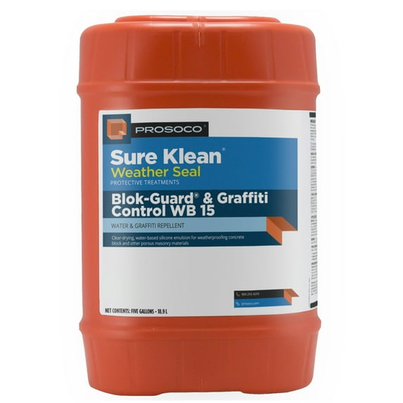 PROSOCO Sure Klean Blok-Guard and Graffiti Control WB 15 5 Gallon - Walmart.com