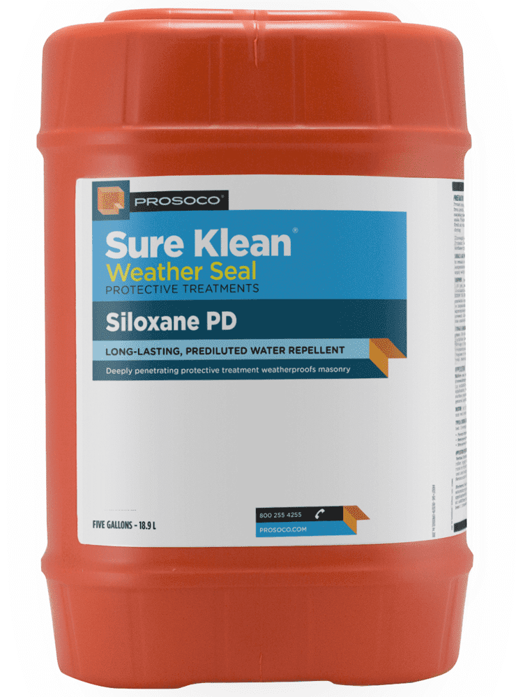 Prosoco Sure Klean Weather Seal Siloxane PD - Stone Sealant, Concrete ...
