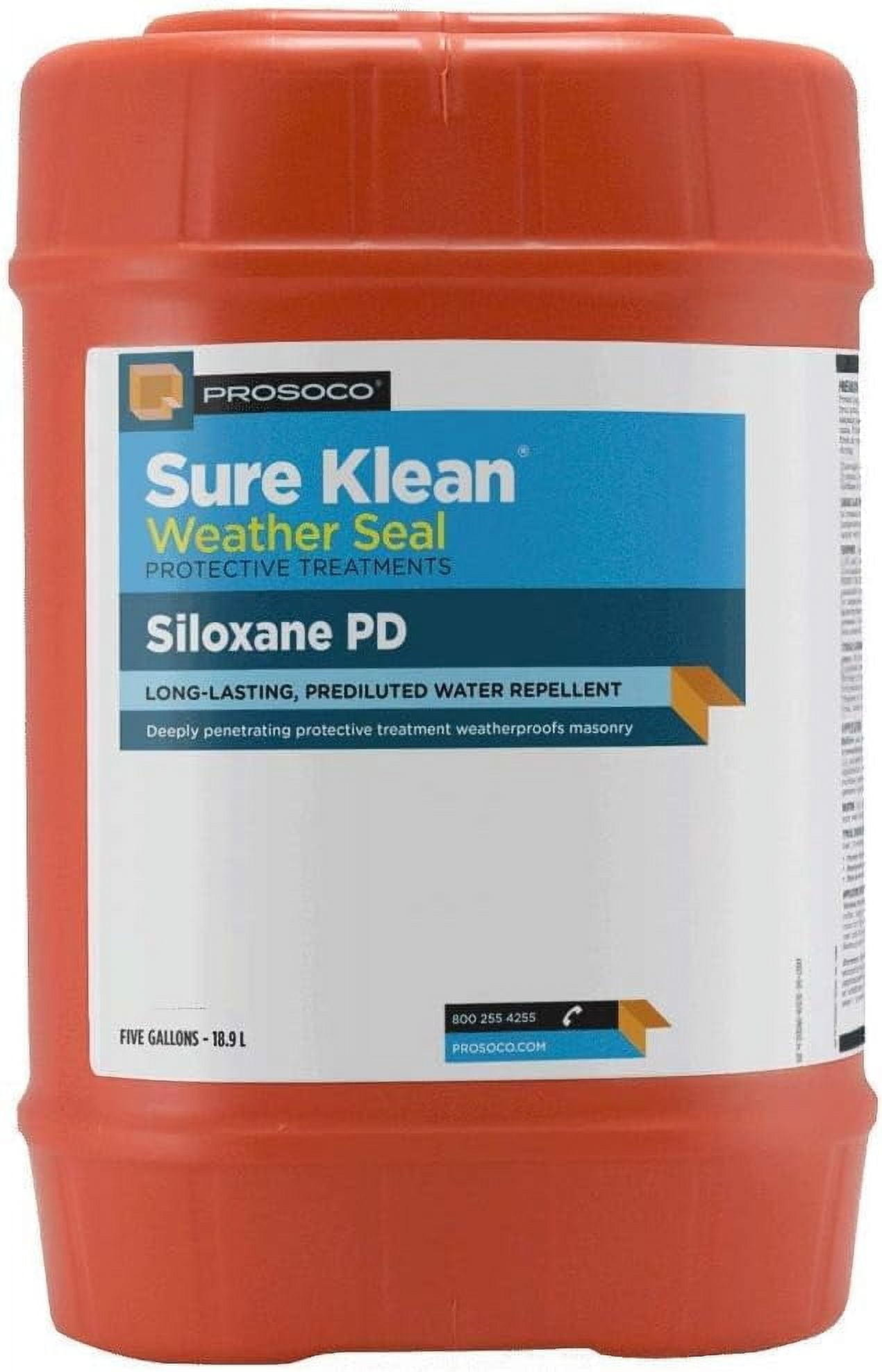 PROSOCO Sure Klean Weather Seal Siloxane PD - Great Water-Based Brick Sealer - Walmart.com