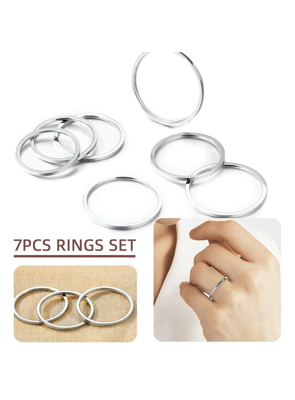 Mother Daughter Rings Set