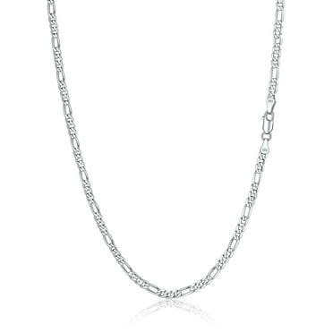 Sterling Silver Rope Chain Necklace 30 Inches - Walmart.com