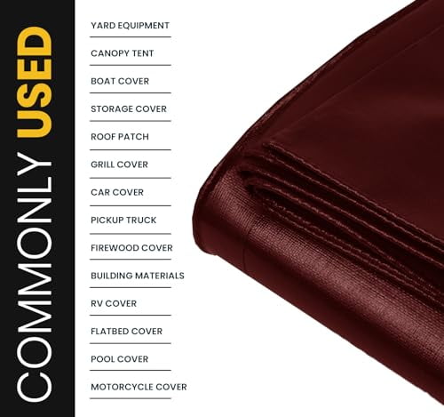 PROTARP Extra Heavy Duty 16 Mil Tarp Cover, Waterproof, UV Resistant ...