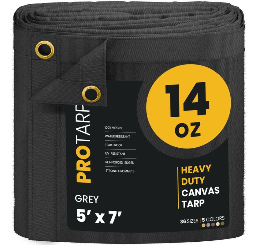 PROTARP Extreme Heavy Duty WaterProof Canvas Tarp 20 oz, UV Resistant ... PROTARP Extreme Heavy Duty WaterProof Canvas Tarp 20 oz, UV Resistant ...