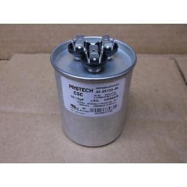 PROTECH 43-25133-30 * 60+5UF X 440VAC Round Dual Run Capacitor - Walmart.com