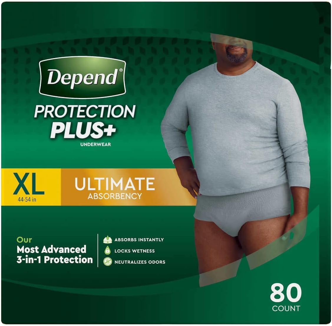 PROTECTION PLUS+ ® Underwear for Men - Ultimate - Walmart.com