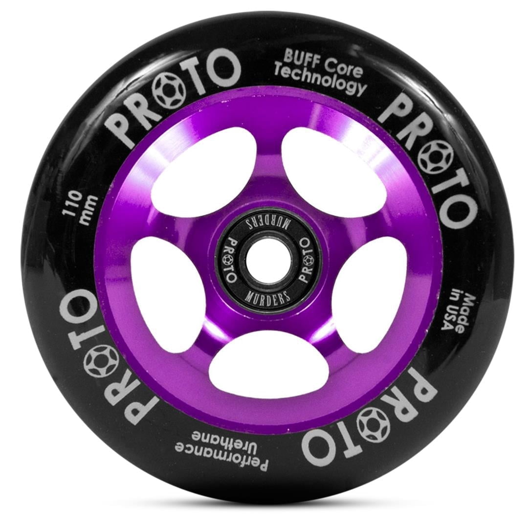 PROTO Slider Scooter Wheels with BUFF Core Technology and Pre-Installed ...