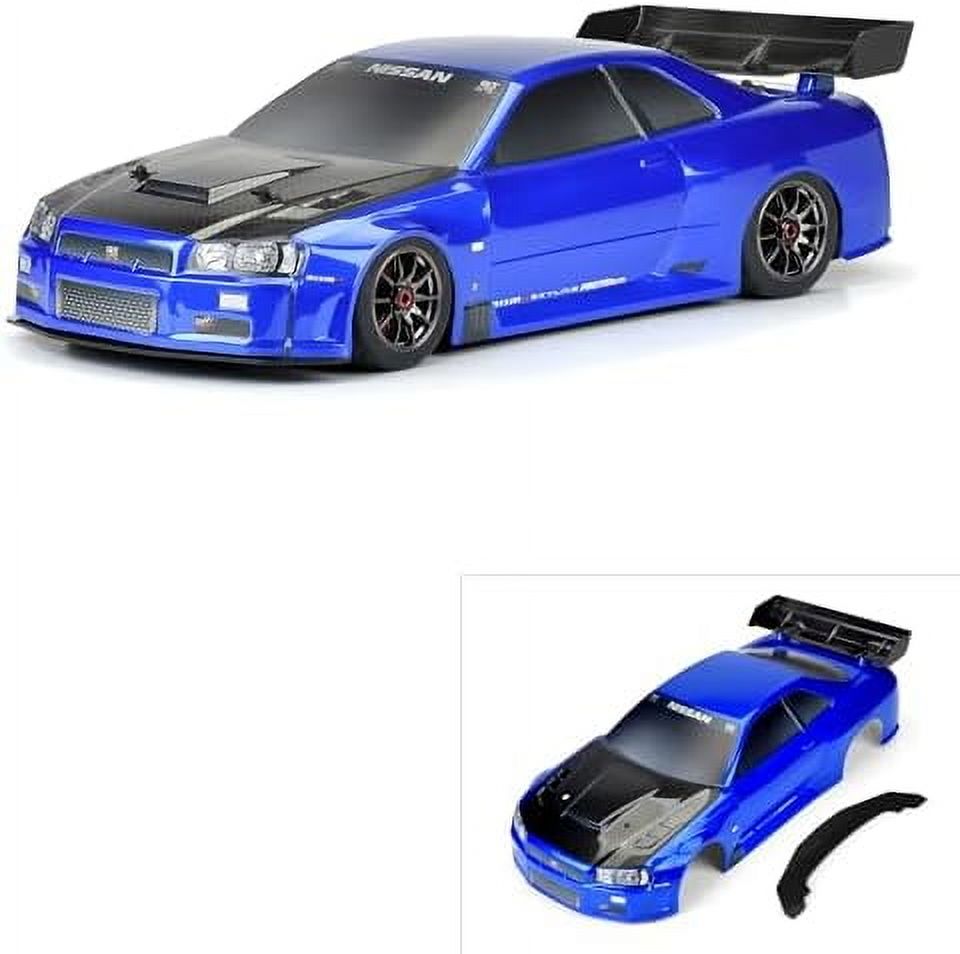 PROTOform 1/7 Nissan Skyline R34 Pnted Bdy Blue Infract6S PRM158413 Car ...