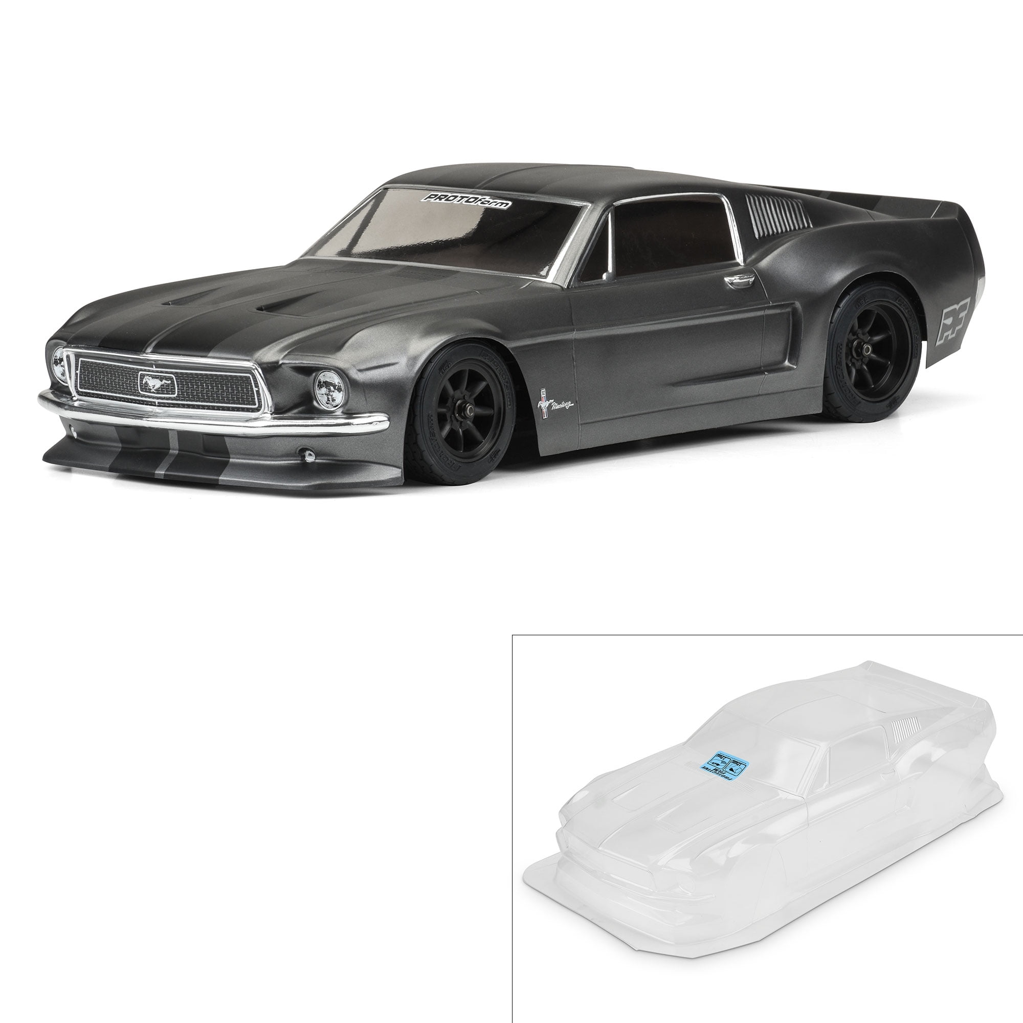 PROTOform 1968 Ford Mustang Clear Body VTA Class PRM155840 Car/Truck ...