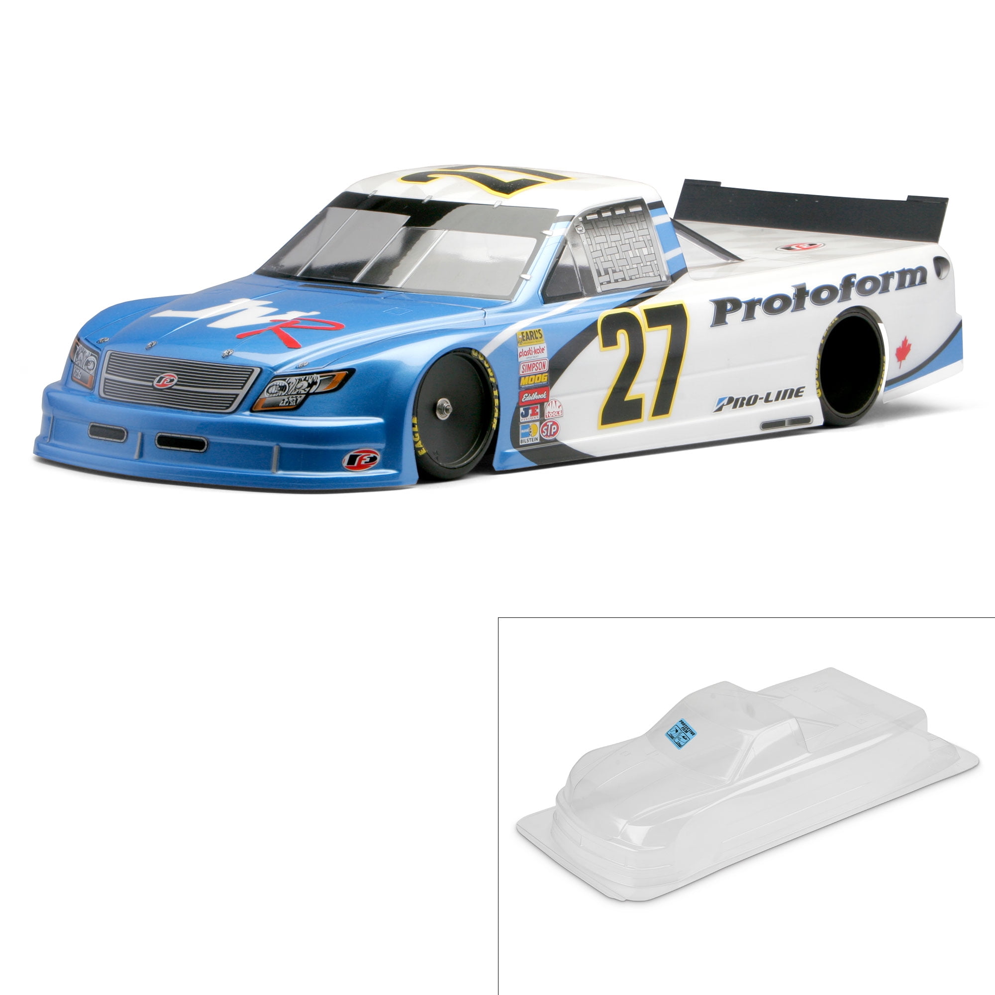 PROTOform ORT Oval Race Truck Body Clear PRM122721 Car/Truck Bodies ...