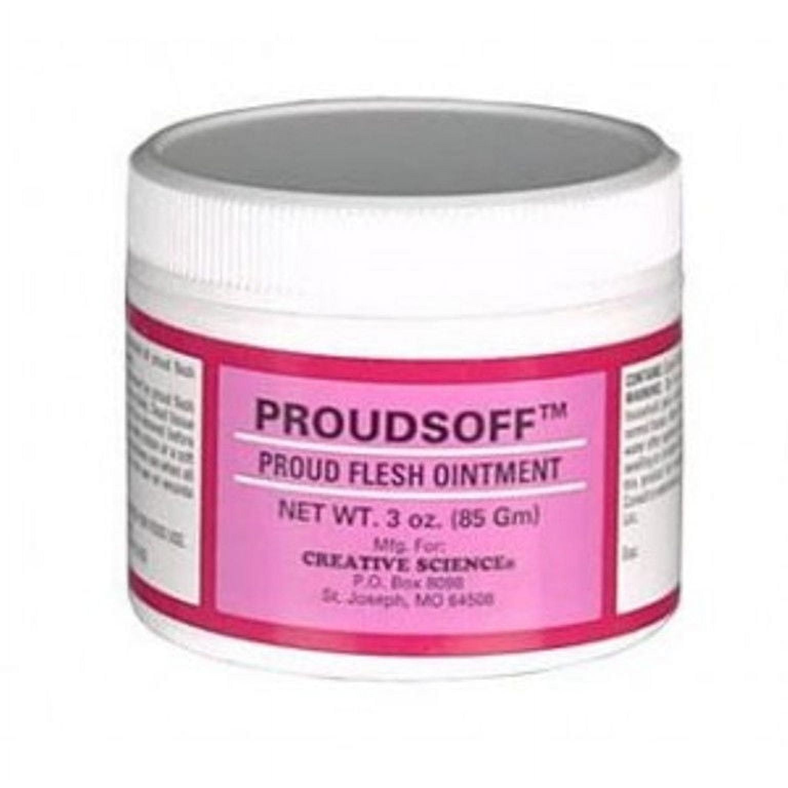 PROUDSOFF Ointment 3 oz Proud Flesh Cattle Horses Equine Sheep Health ...