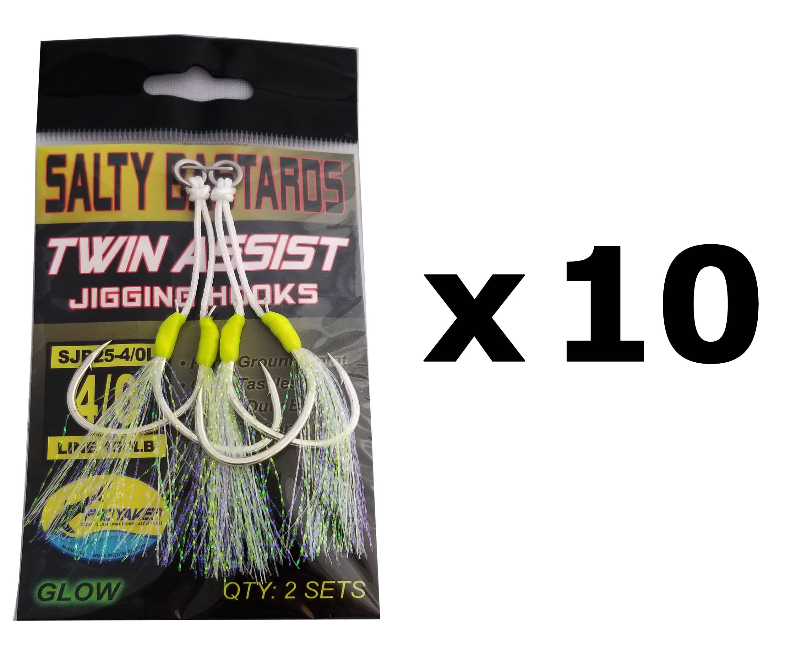 PROYAKER SB Twin Assist Hook for Slow Jigging or Speed Vertical Jigging ...