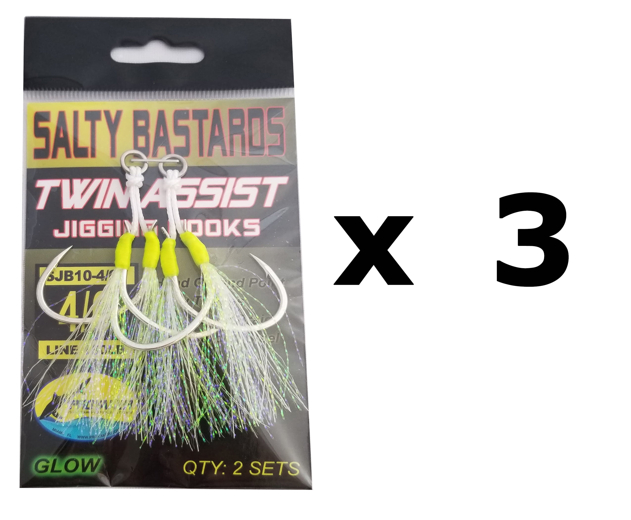 PROYAKER SB Twin Assist Hook for Slow Jigging or Speed Vertical Jigging ...