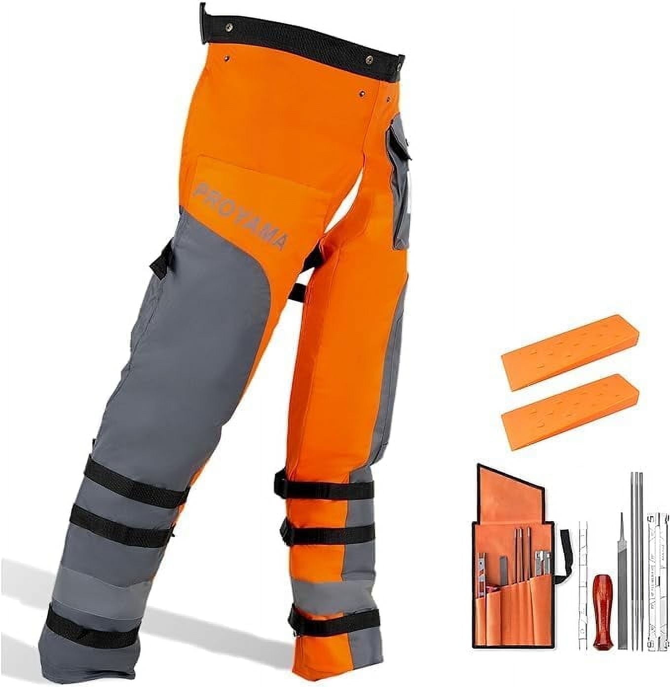 PROYAMA 9 Layers Lightweight Chainsaw Chaps, Chainsaw Pants Adjustable ...