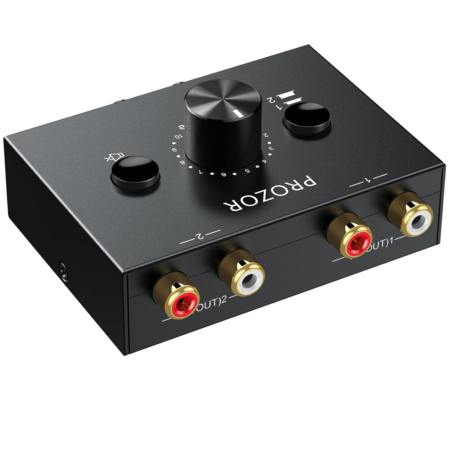 Prozor, RCA Stereo Audio Switcher, 2 in 1 Out, No External Power ...