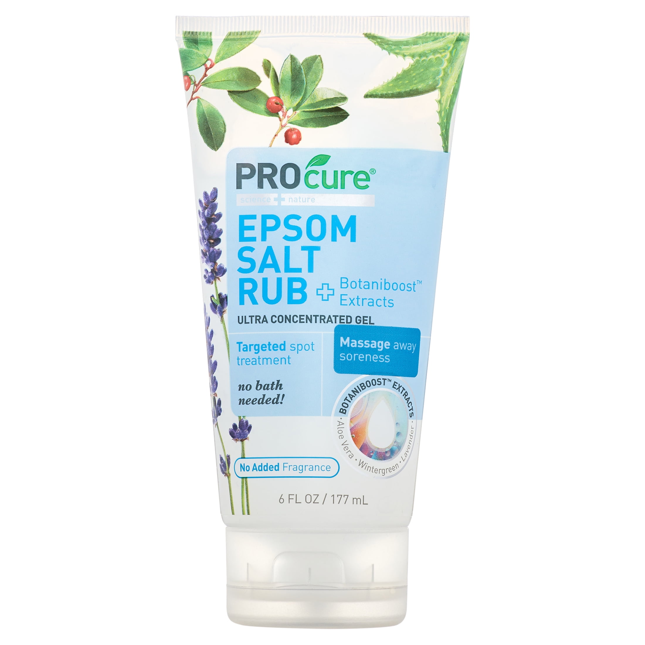 PROcure Epsom Salt Rub Gel, 6 fl oz - Walmart.com