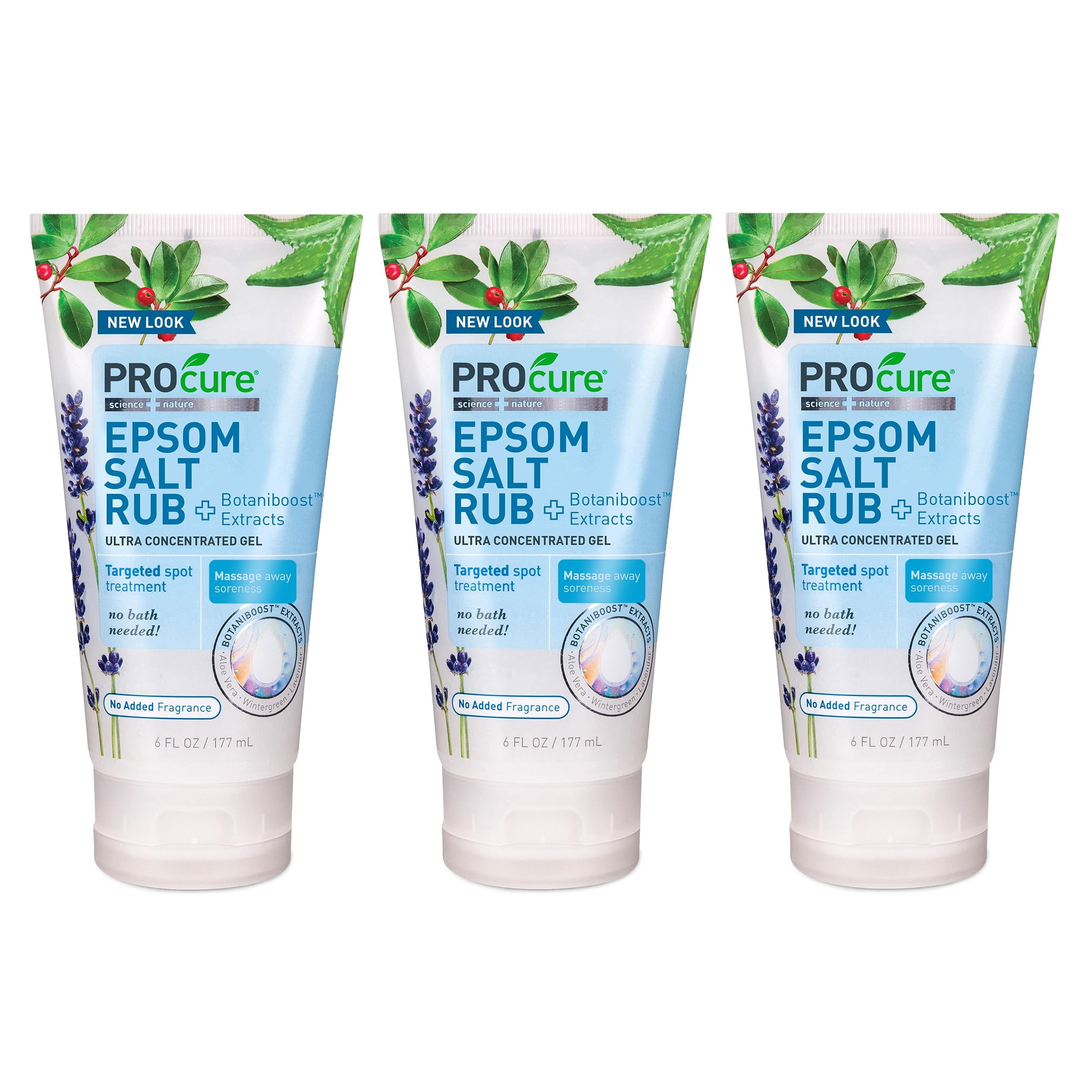 PROcure Epsom Salt Rub Gel with Aloe Vera, Soothes Muscle Tension ...