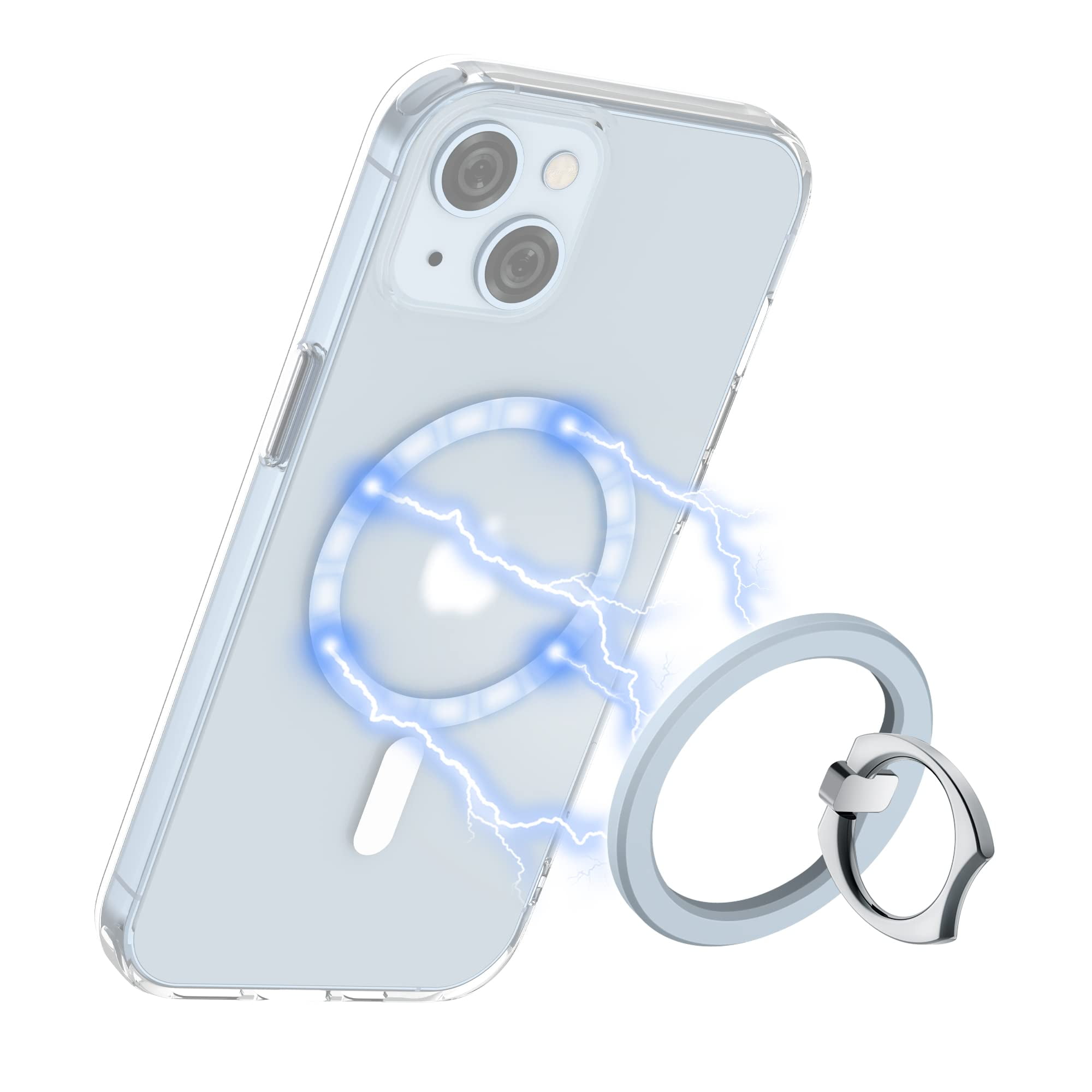 PROfezzion Thin Metal TWE5 Ring Holder for MagSafe, Removable Strongest ...