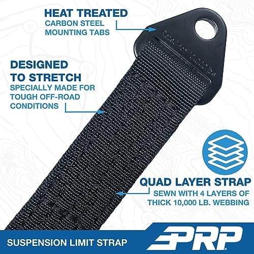 PRP Seats Premium Quad Wrap Limit Strap for Off Road 4x4, UTV, SXS ...